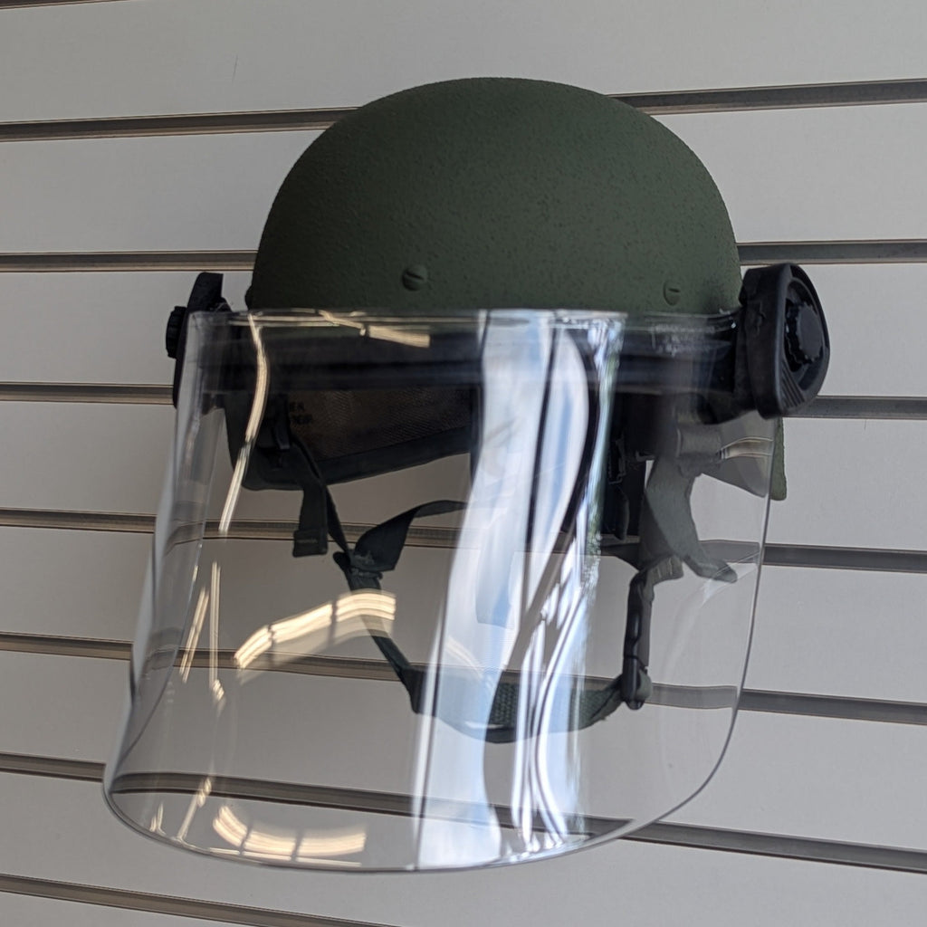 USGI New Old Stock PASGT Helmet with Riot Shield