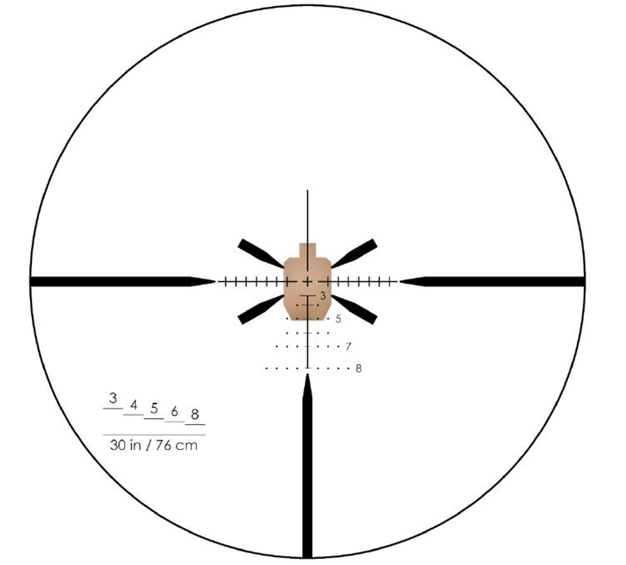 SAI Optics Model SAI 6 5.56 Reticle