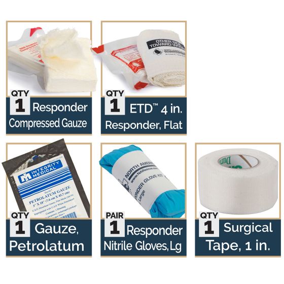 North American Rescue Individual Aid Kit