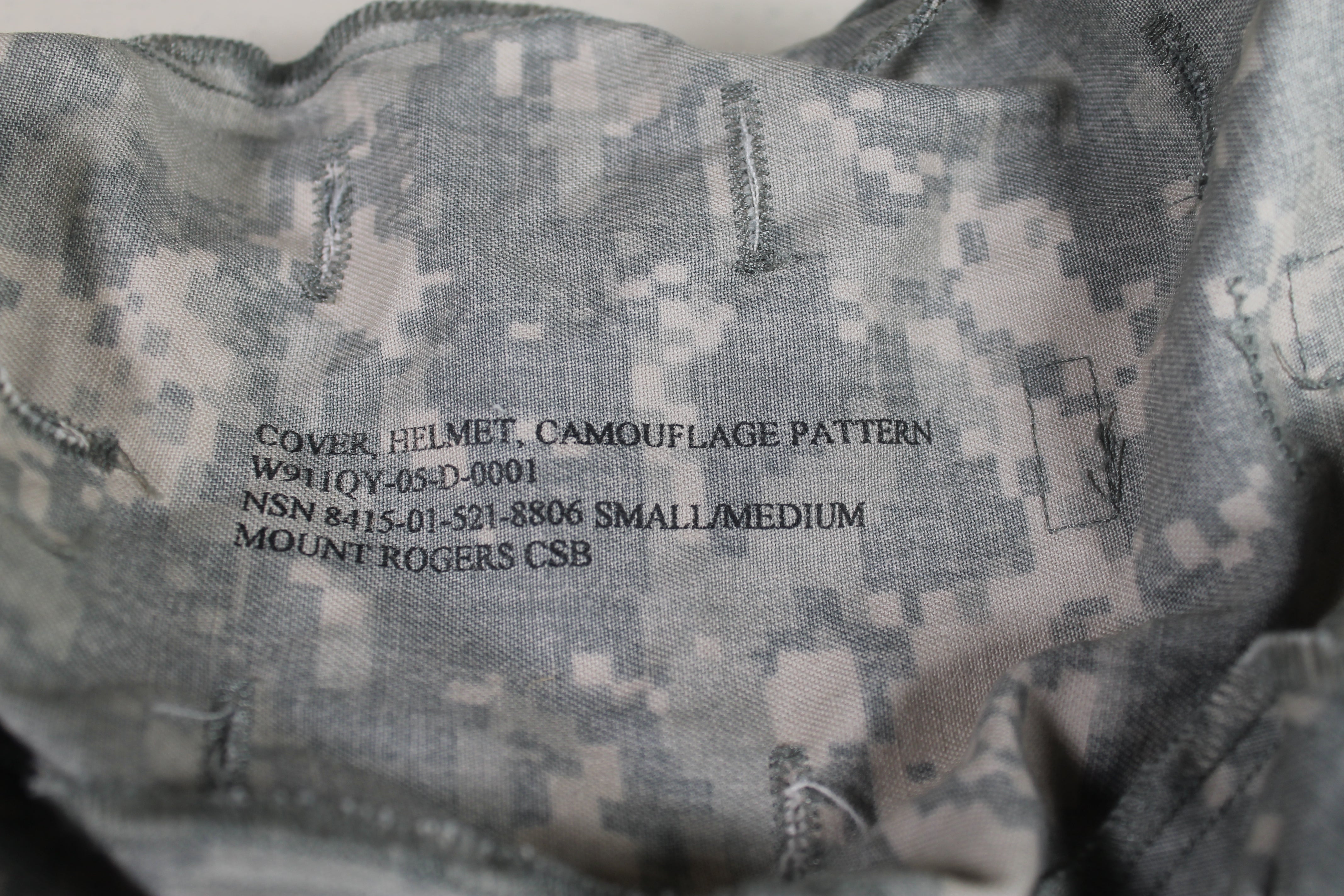 USGI ACH Helmet Cover, ACU/UCP