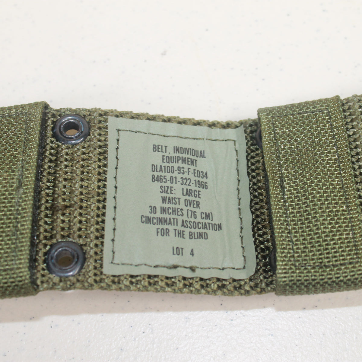 USGI LC3 ALICE Pistol Belt, Large